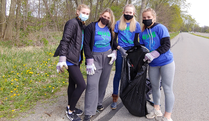 “Blue & Gold Goes Green” Litter Cleanup Project - 106.3 The Fox