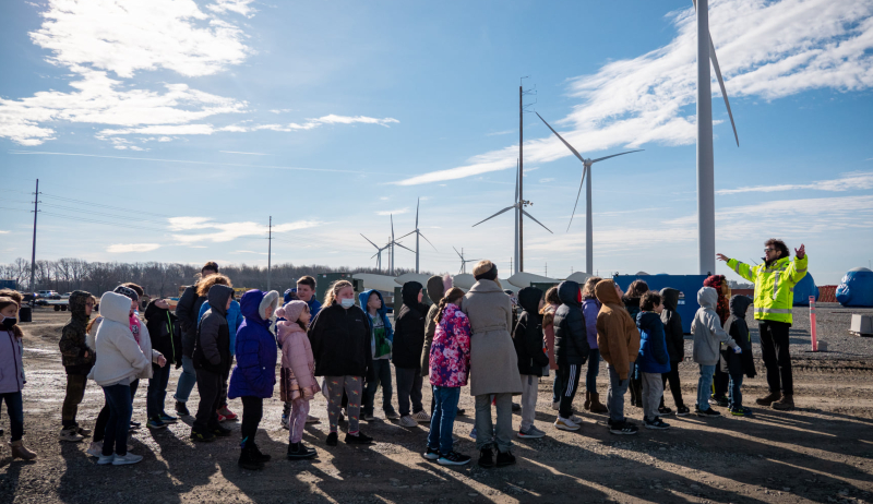 Findlay Third Graders Visit One Energy - 106.3 The Fox