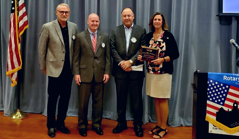 Findlay Rotary Presents ‘Service Above Self Award’ - 106.3 The Fox