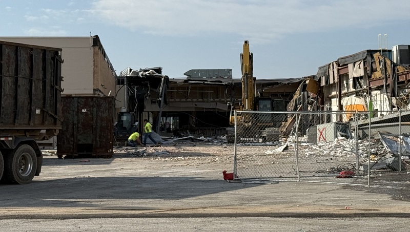 Mall Demolition Underway To Make Way For Target Store - 106.3 The Fox